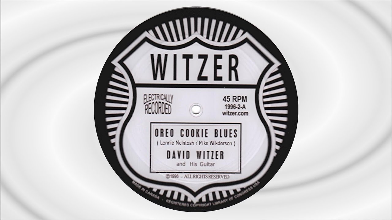OREO COOKIE BLUES - DAVID WITZER (on custom VinylArt 45 RPM picture ...