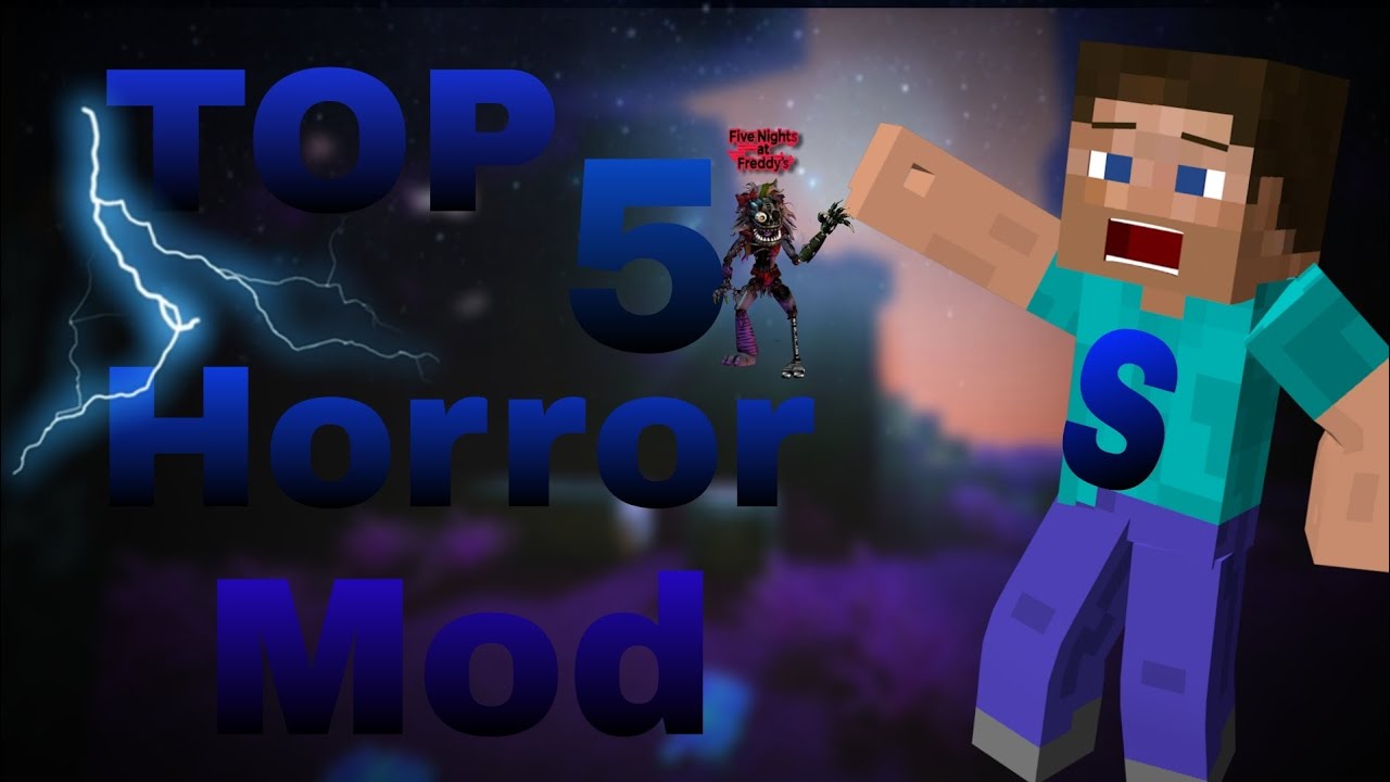 Minecraft Top 5 horror mod so creepy mod version1.19.20.02 #minecraft ...