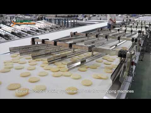 Automated packaging line for single piece biscuit - Soontrue Packaging Solutions - YouTube