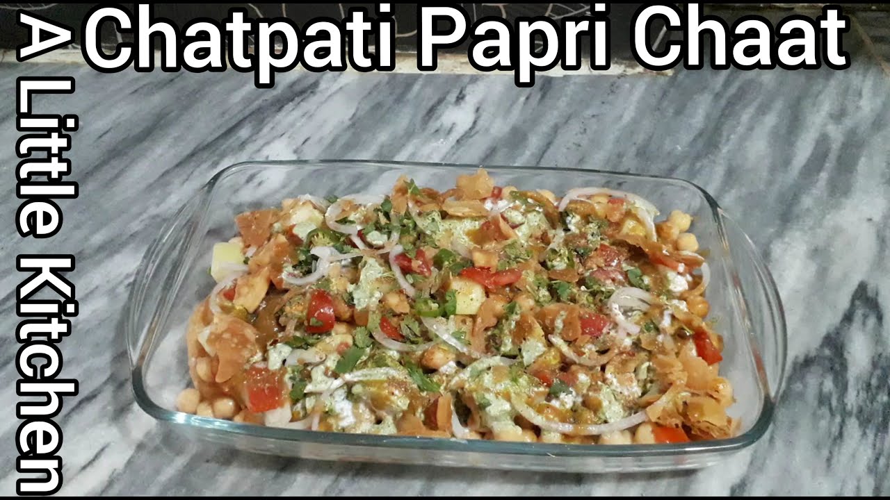 Chatpati Papari Chaat Recipe - Chatpati Papari Chaat with Homemade ...
