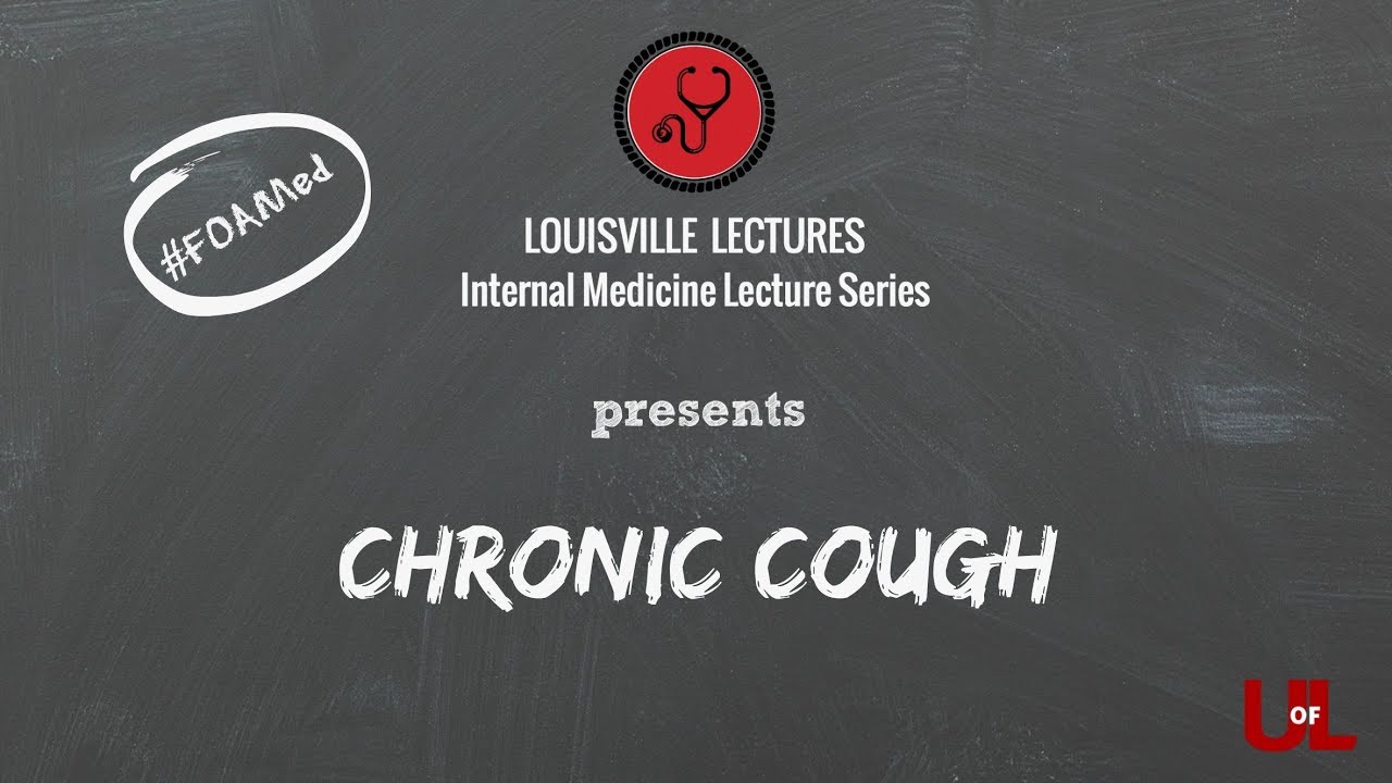 Chronic cough: Is it a symptom or a disease? Dr. Jonathan A. Bernstein ...