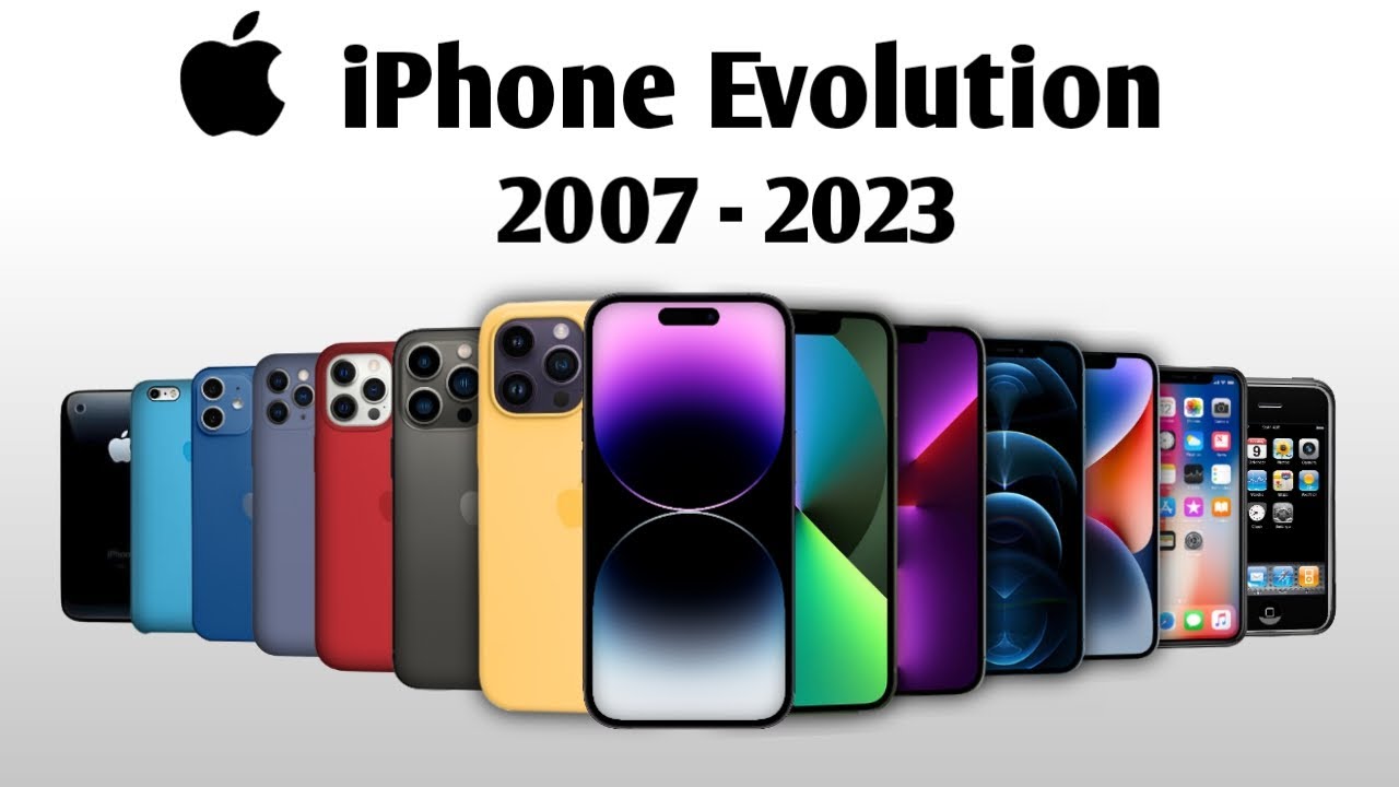 iPhone evolution from 2007- 2023 - YouTube
