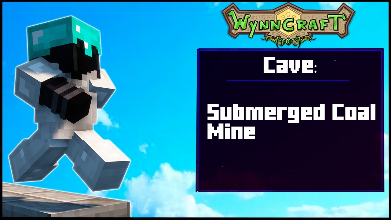 Submerged Coal Mine - Minecraft Wynncraft Cave - YouTube