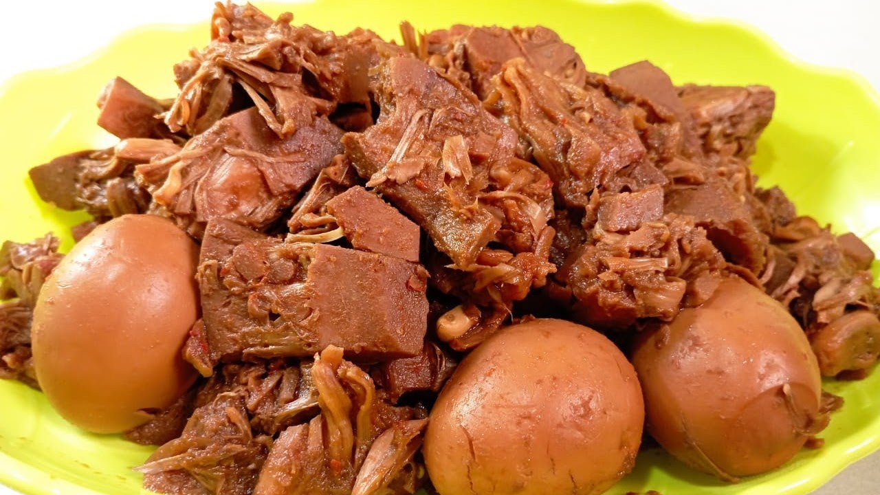 RESEP GUDEG NANGKA TELUR TANPA DAUN JATI - YouTube