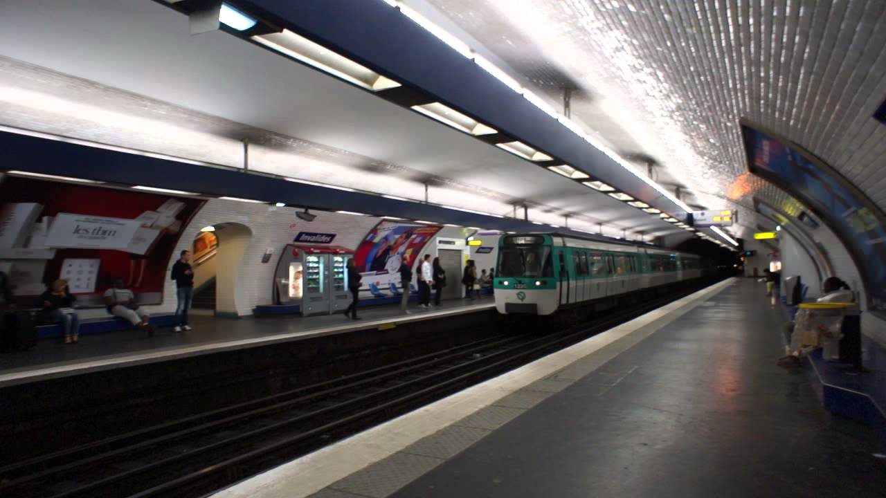 Inside Paris Metro Station - What it Looks Like - YouTube