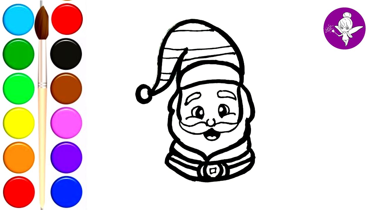 How to Draw SANTA Clause 🎅🌲 / step by step santa clause drawing ...