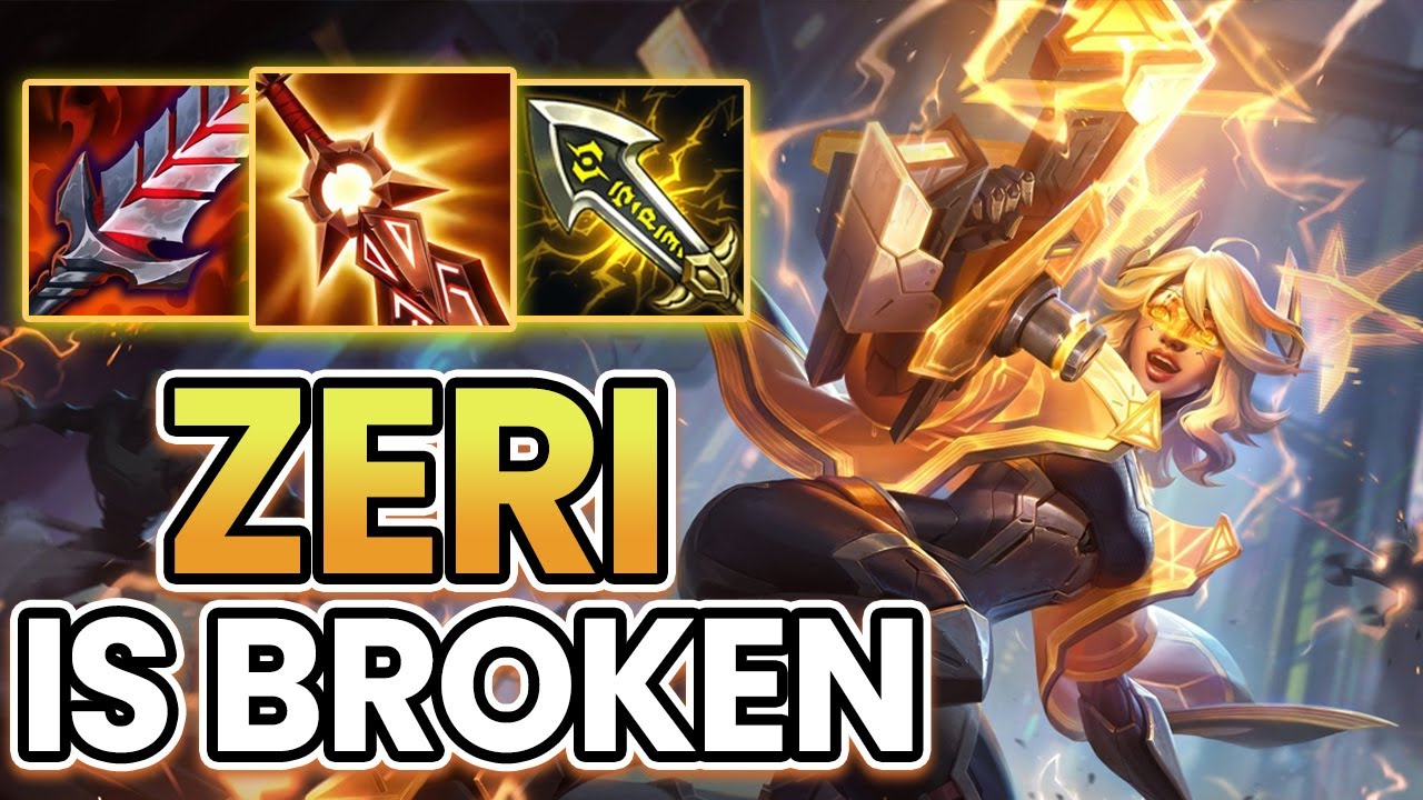 WHY ZERI IS THE BEST ADC | 100% BEST NEW BUILD FOR ZERI | WILD RIFT ...
