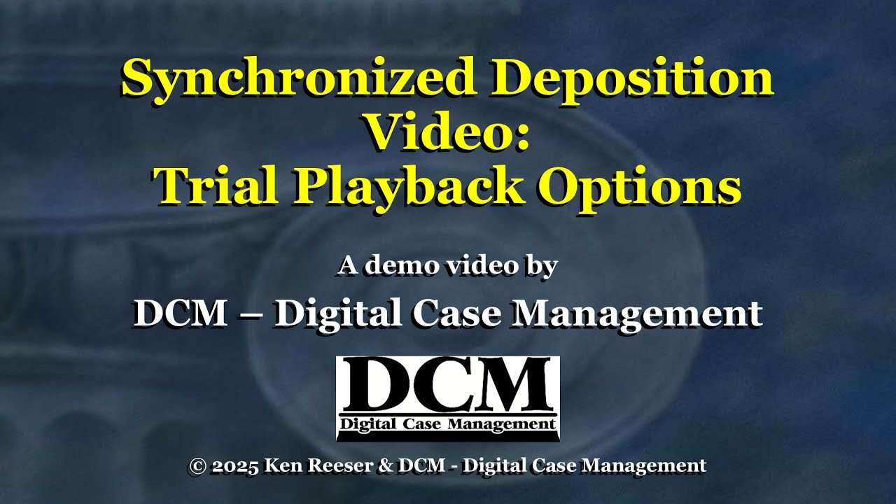 Synchronized Video Playback Options - YouTube