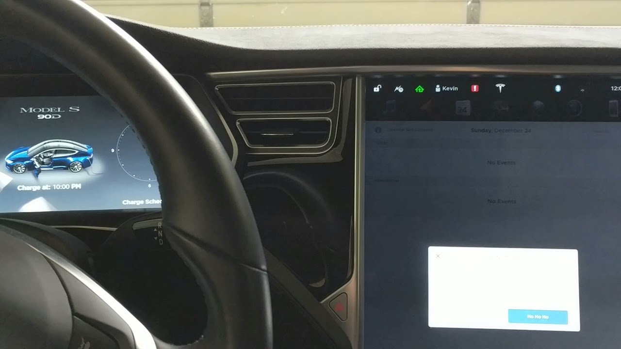 Tesla Ho Ho Ho Easter Egg - YouTube