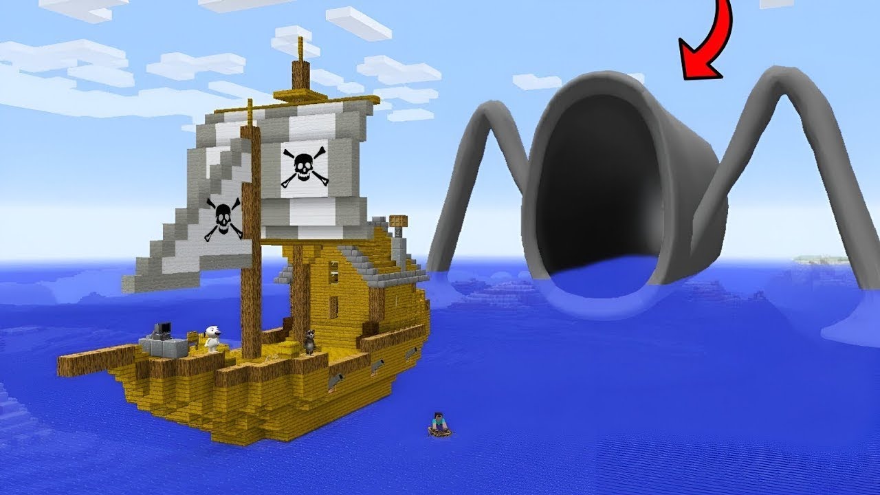 i Found Scariest SEA EATER MONSTER 😱 in Minecraft | Minecraft Horror ...