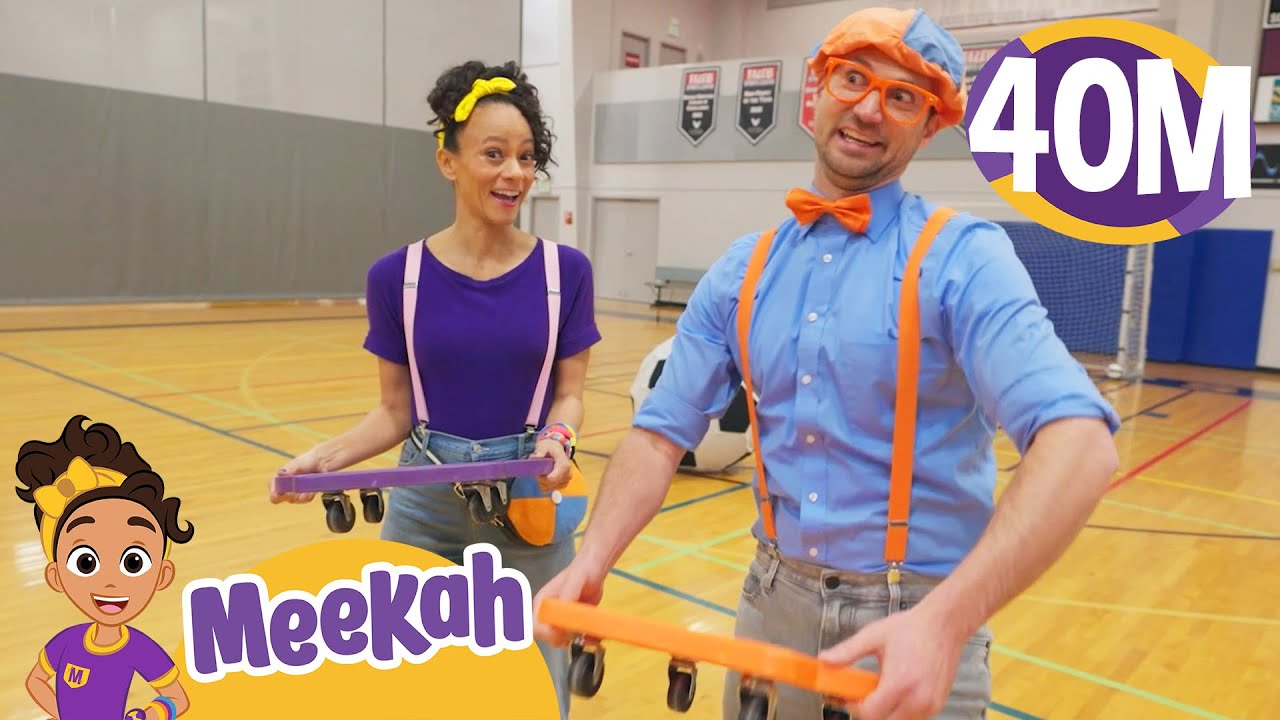 Blippi and Meekah Visit an Indoor Gym | Educational Videos for Kids ...