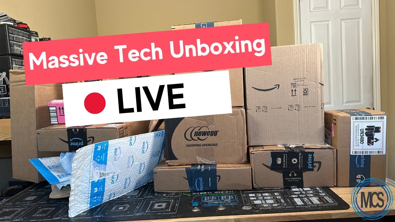 MASSIVE TECH Unboxing LIVE! #pc #pcgaming #pcrepair - YouTube