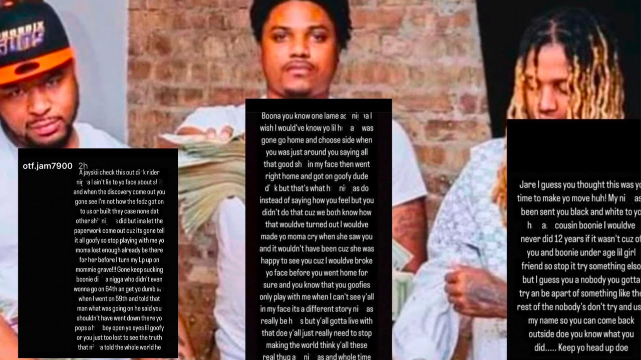 OTF JAM GOES OFF ON OTF MEMBERS & MENTIONED LIL DURK - YouTube