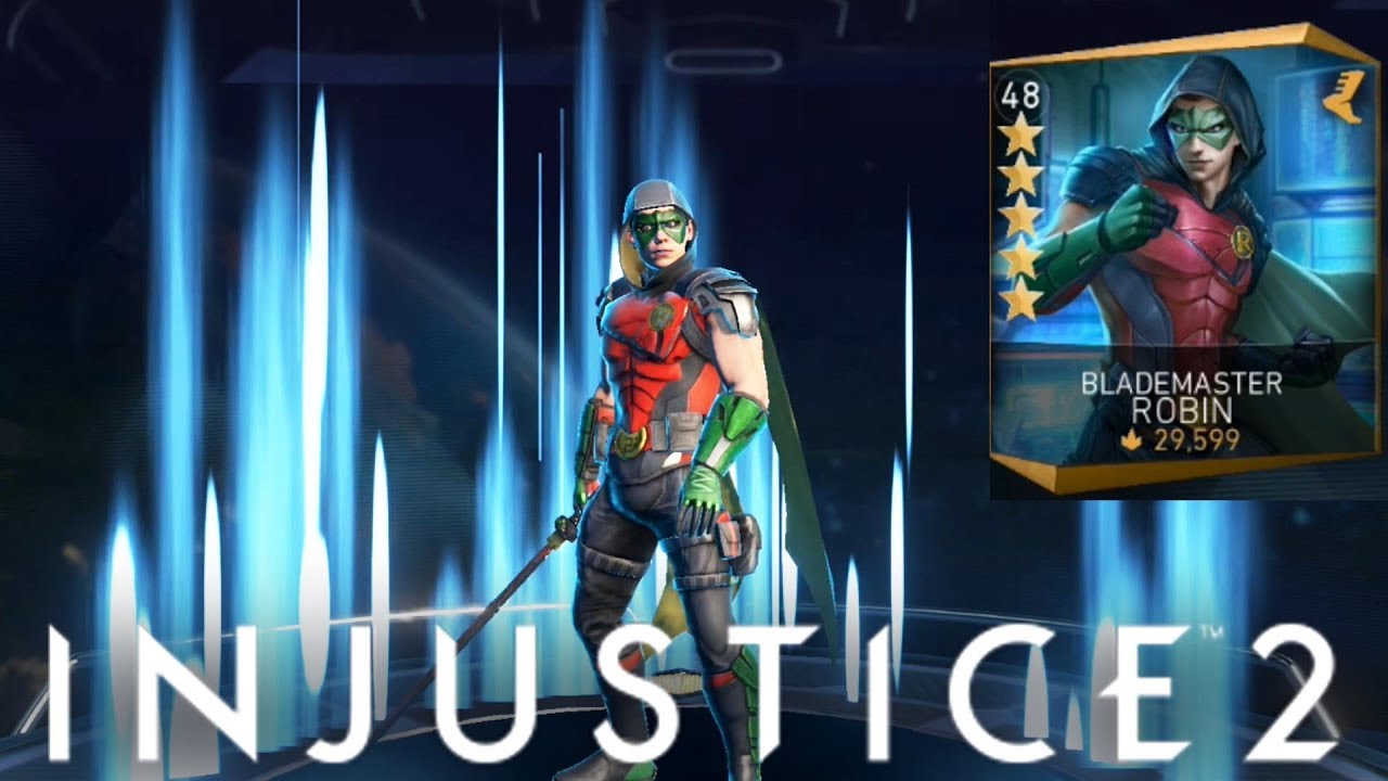 Injustice 2 Mobile - 5 STAR BLADEMASTER ROBIN RANK UP! Injustice 2 ...