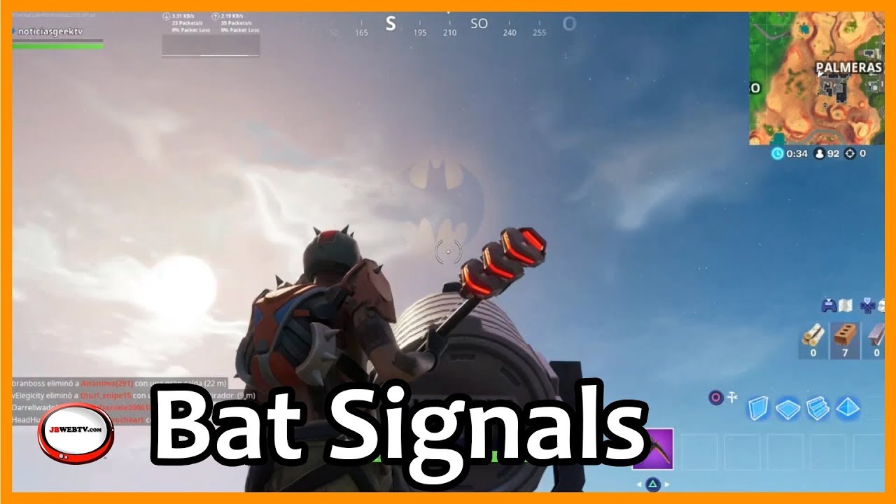 Light up Different Bat Signals All Locations Guide - Fortnite Welcome ...