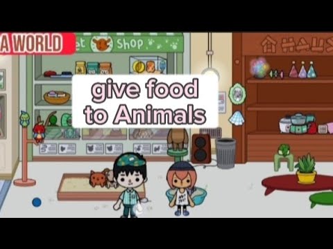 Toca boca life world[[give food to Animals [🐱]Toca World secrets and ...