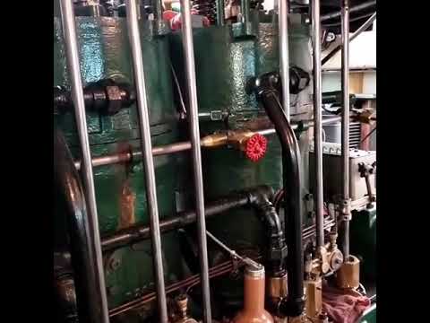 Washington Iron works Diesel,, MV David B. - YouTube