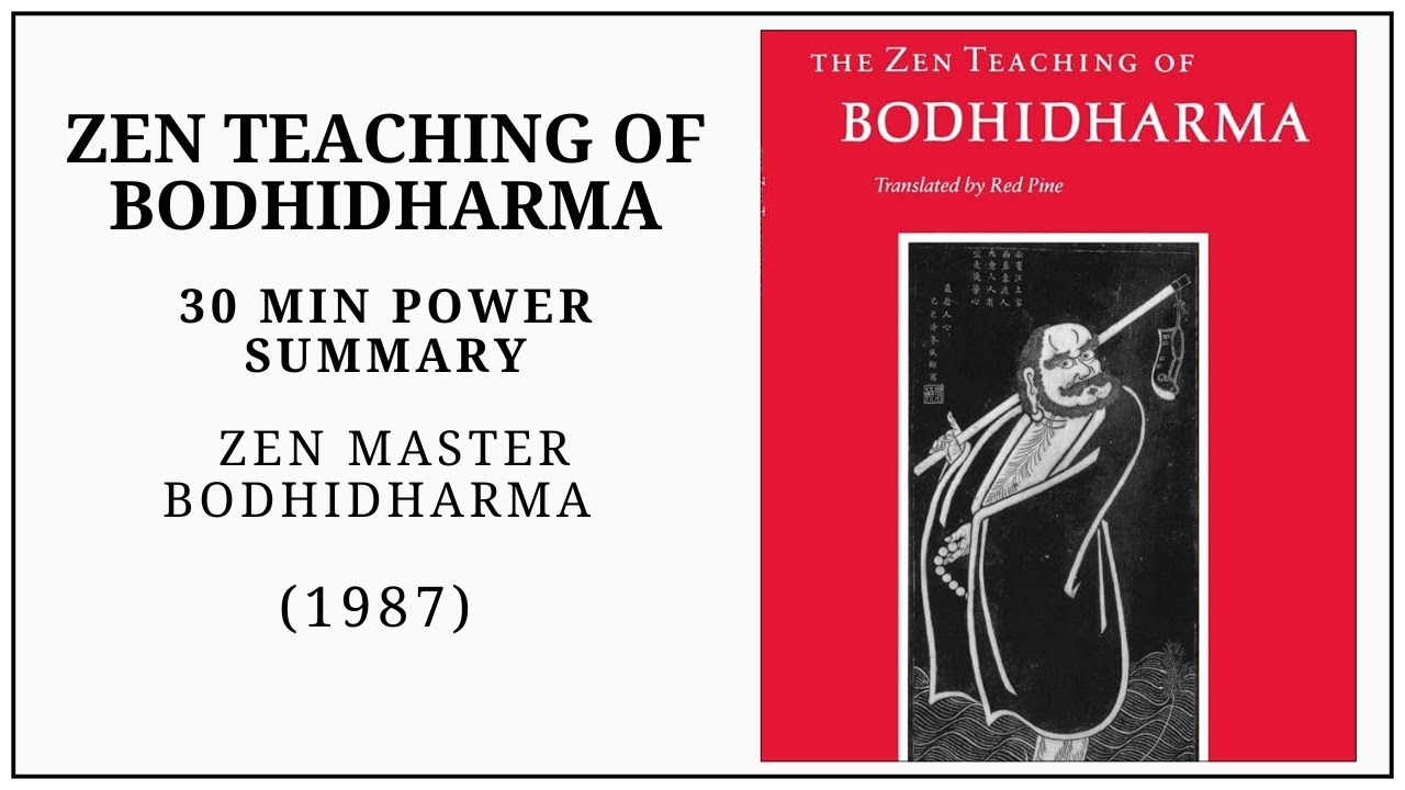 Zen Teachings of Bodhidharma (1987) 15min Power Summary - YouTube