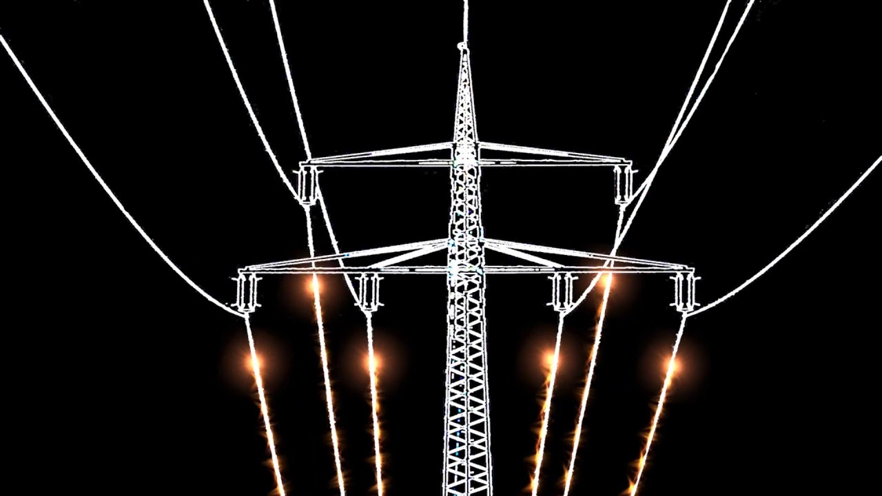 Electric power flow through transmission lines, A simple simulation ...