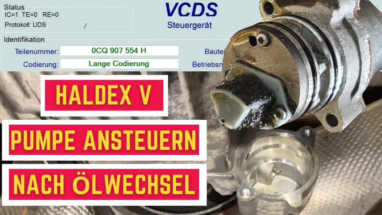 Haldex Gen 5 Ölkreislauf nach Ölwechsel befüllen | Haldex V ...