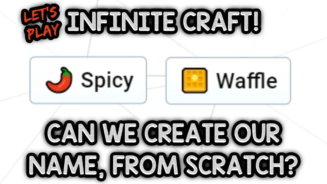 CAN WE MAKE OUR NAME FROM THE BASIC ELEMENTS? | Let's Play Infinite ...