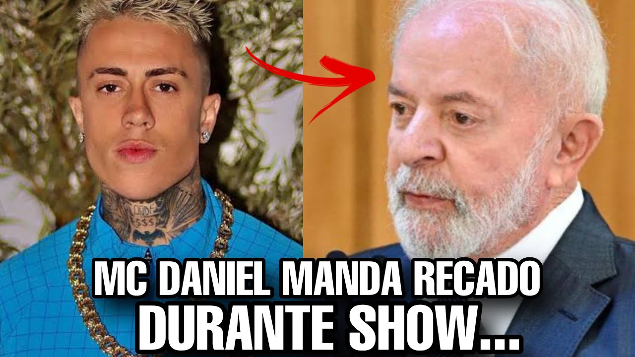 MC DANIEL manda recado pro LULA no meio do SHOW... - YouTube