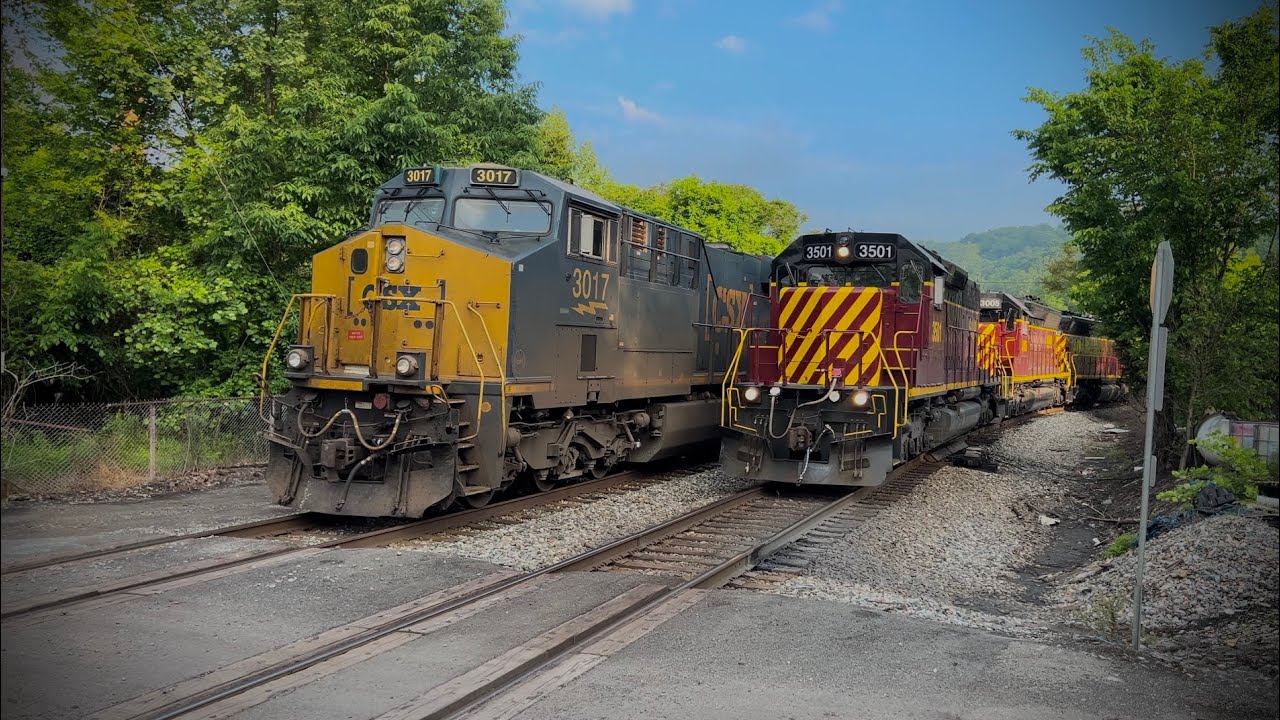 Notch 8 EMDs & Huge Trains! Swamp Month 2024! SWP Trains! May 2024 ...