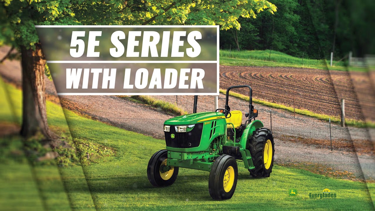 John Deere 5E Series Utility Tractor with Loader at Everglades ...