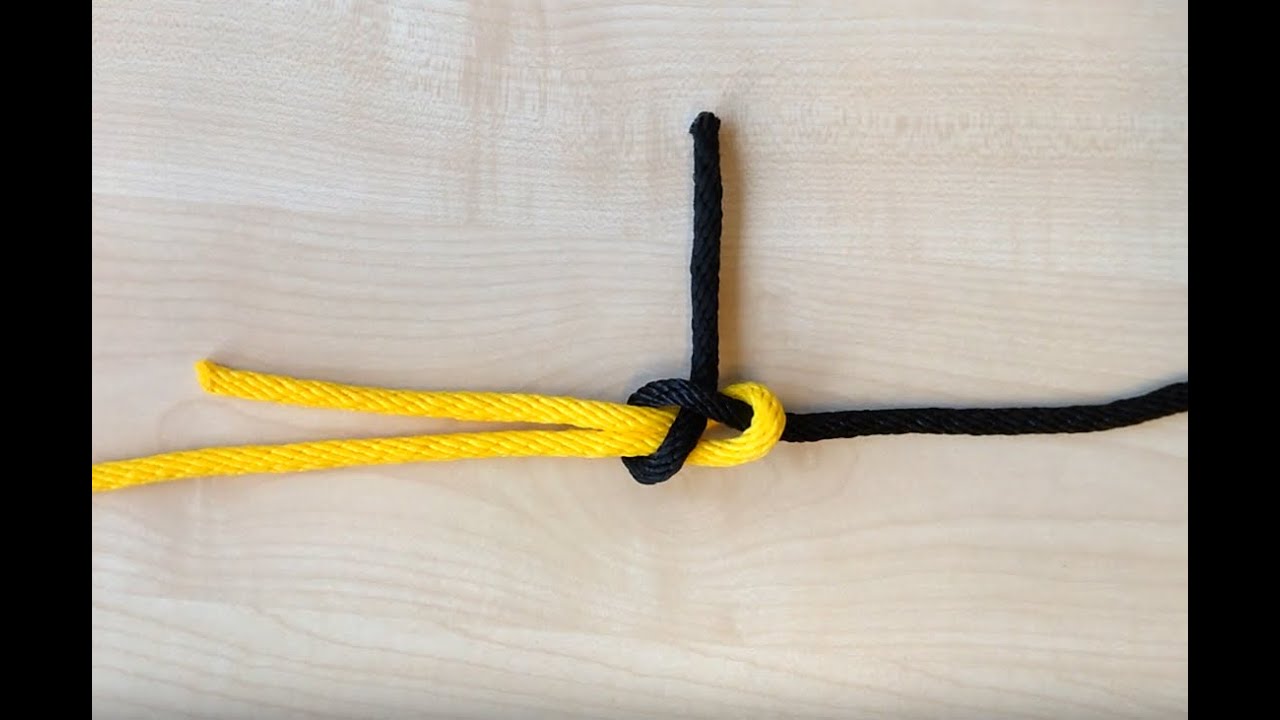 The sheet stitch - Connecting two different ropes - YouTube