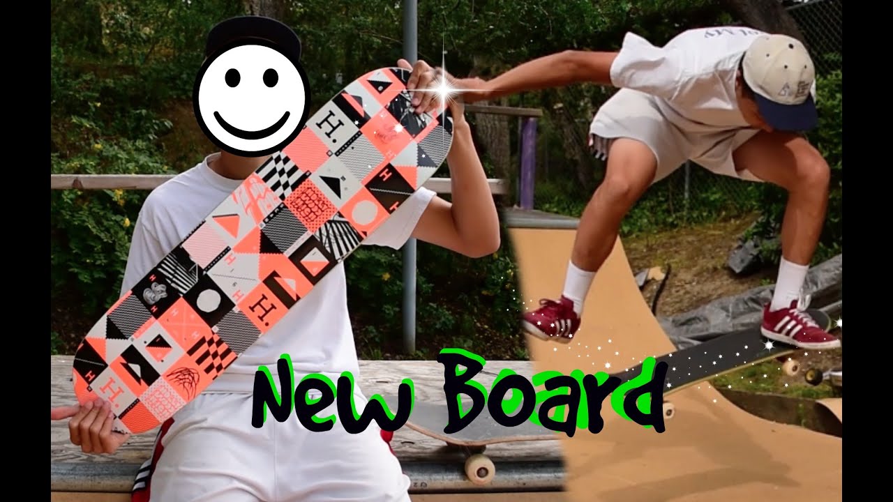 First Skateboard Setup + Stationary Flatground Tricks - YouTube
