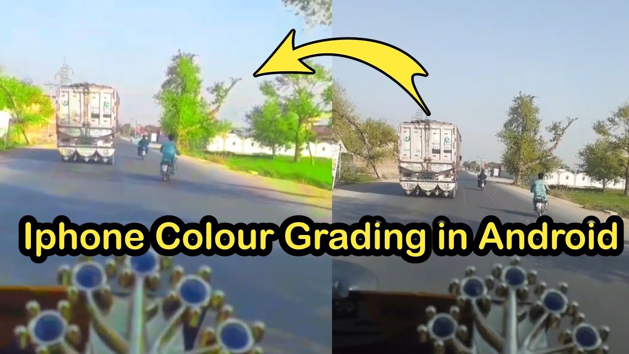 I phone colour Grading on Android - YouTube