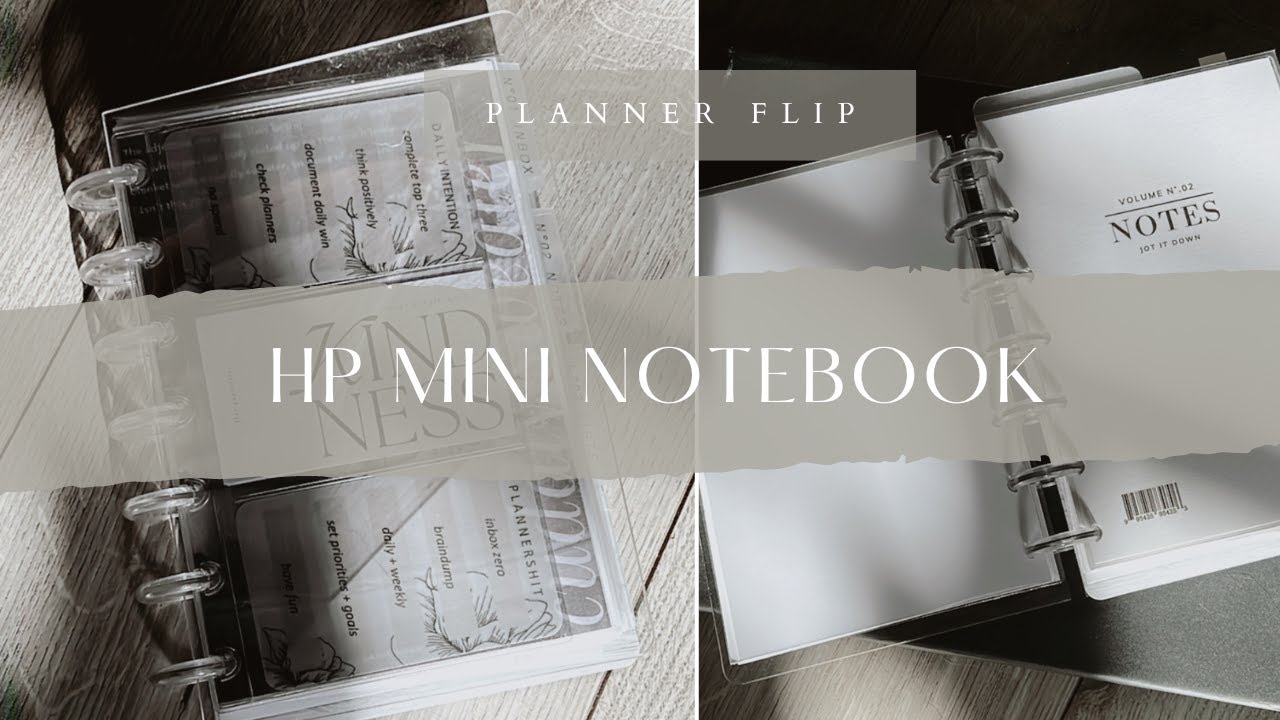 HP MINI NOTEBOOK FLIP // planner style - YouTube