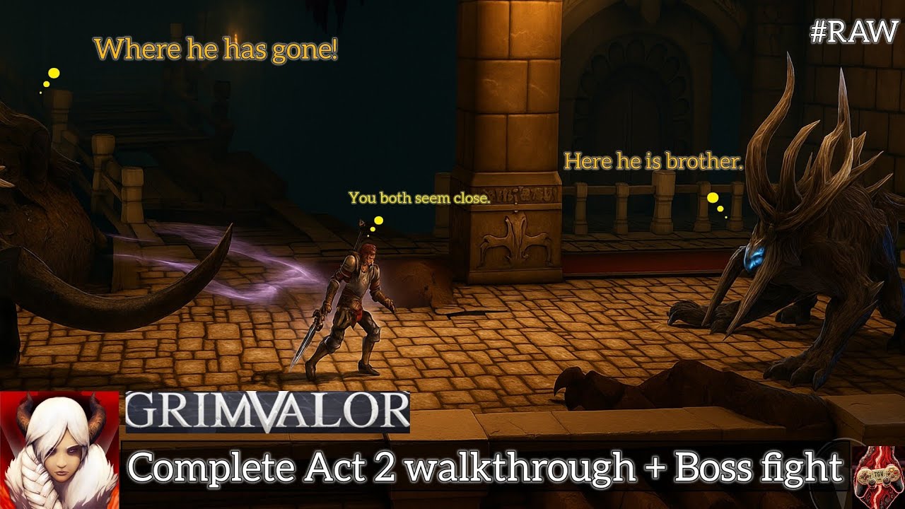 Harder Fights, Darker Paths 😈 | Grimvalor Act 2 full game play | No ...