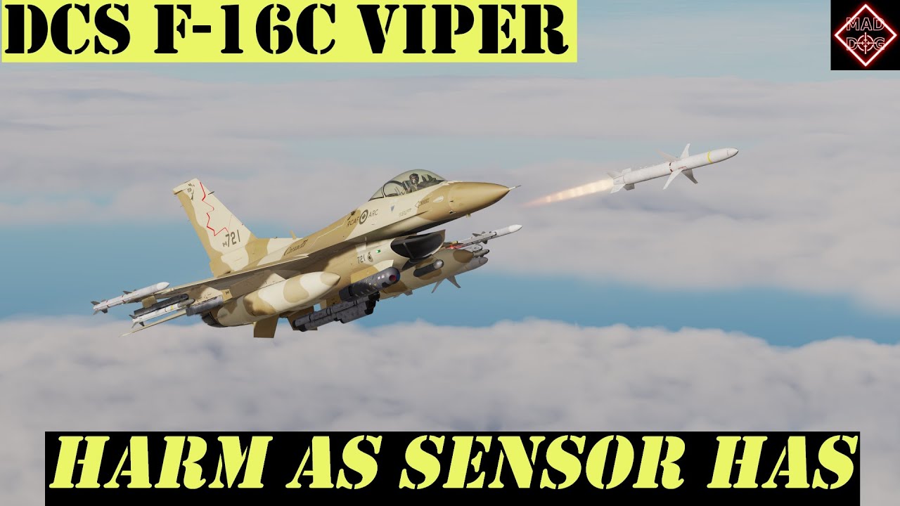 DCS F-16 HARM in HAS. #dcsworld #dcswqc #dcs - YouTube