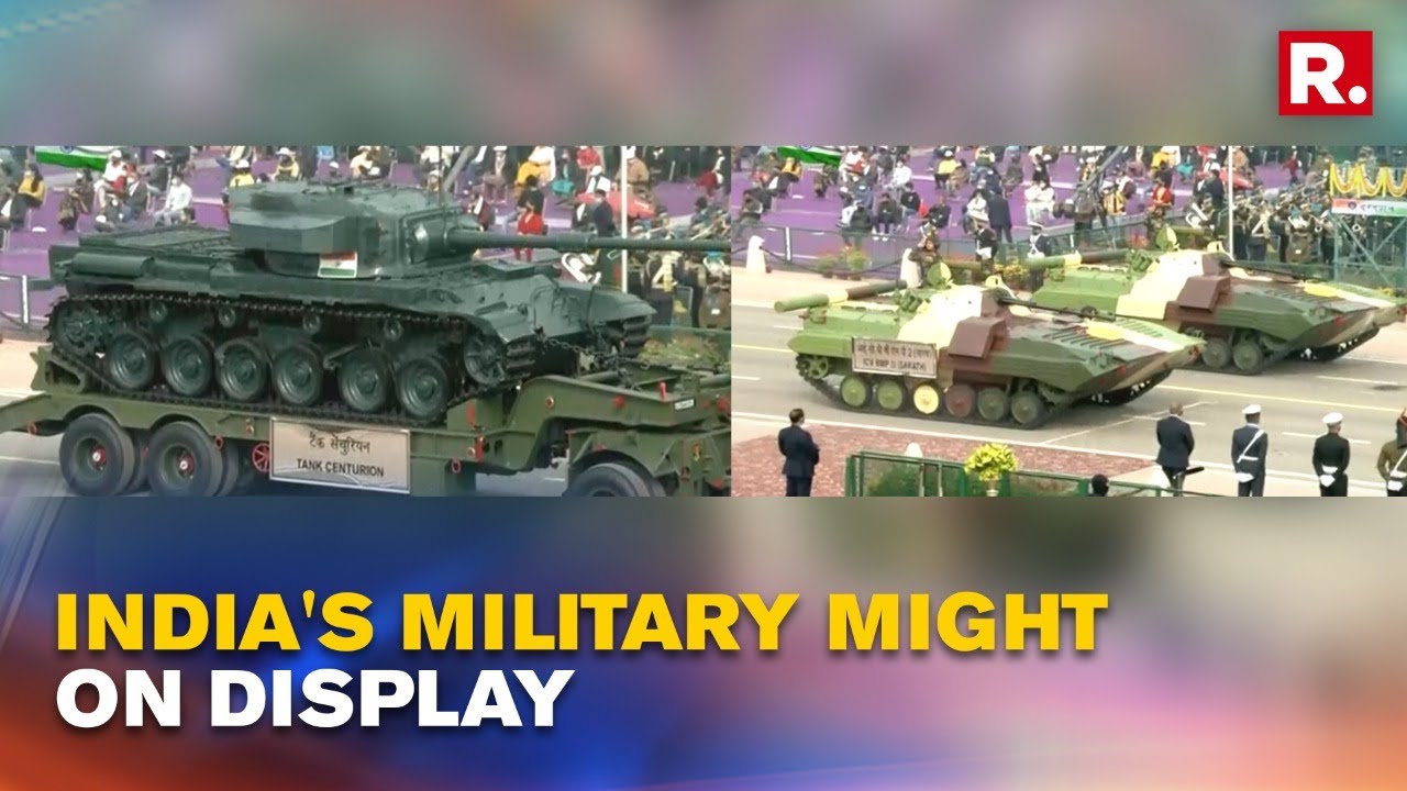 Republic Day Parade: Tank Centurion, PT-76 & Arjun Showcased At Rajpath ...