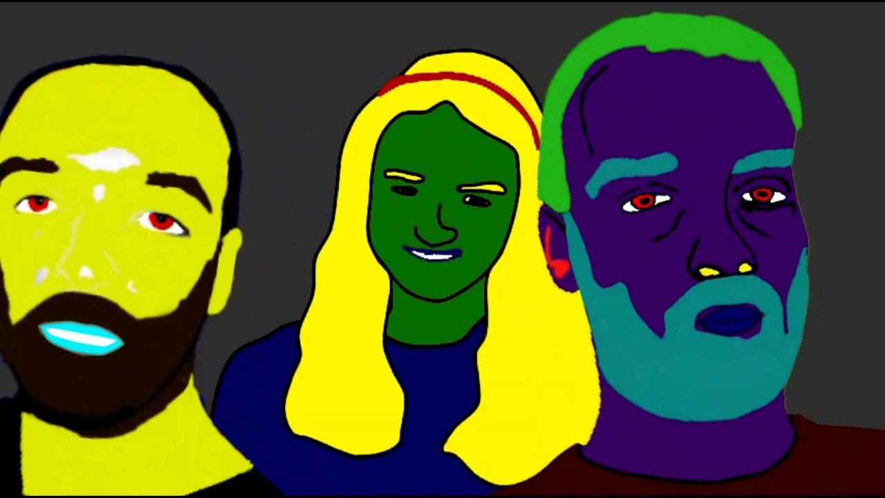 Psychedelic Cartoon Anime Trippy Acid LSD Animation Part 3 - YouTube