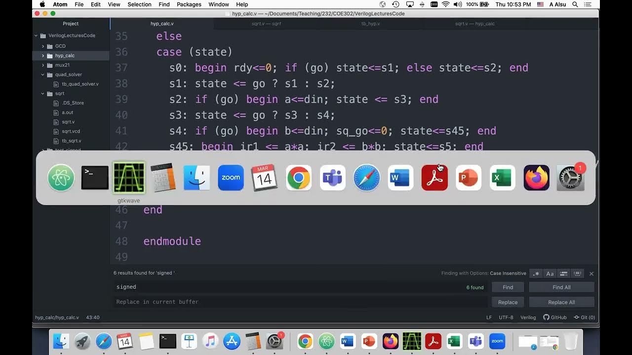 Complete Circuit Example: Hypotenuse Calculator 3/3 - YouTube