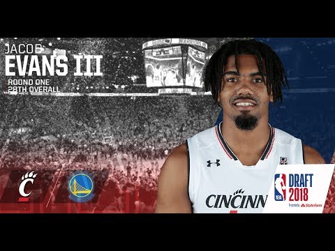 Cincinnati Guard/Forward Jacob Evans Selected In 2018 NBA Draft - YouTube