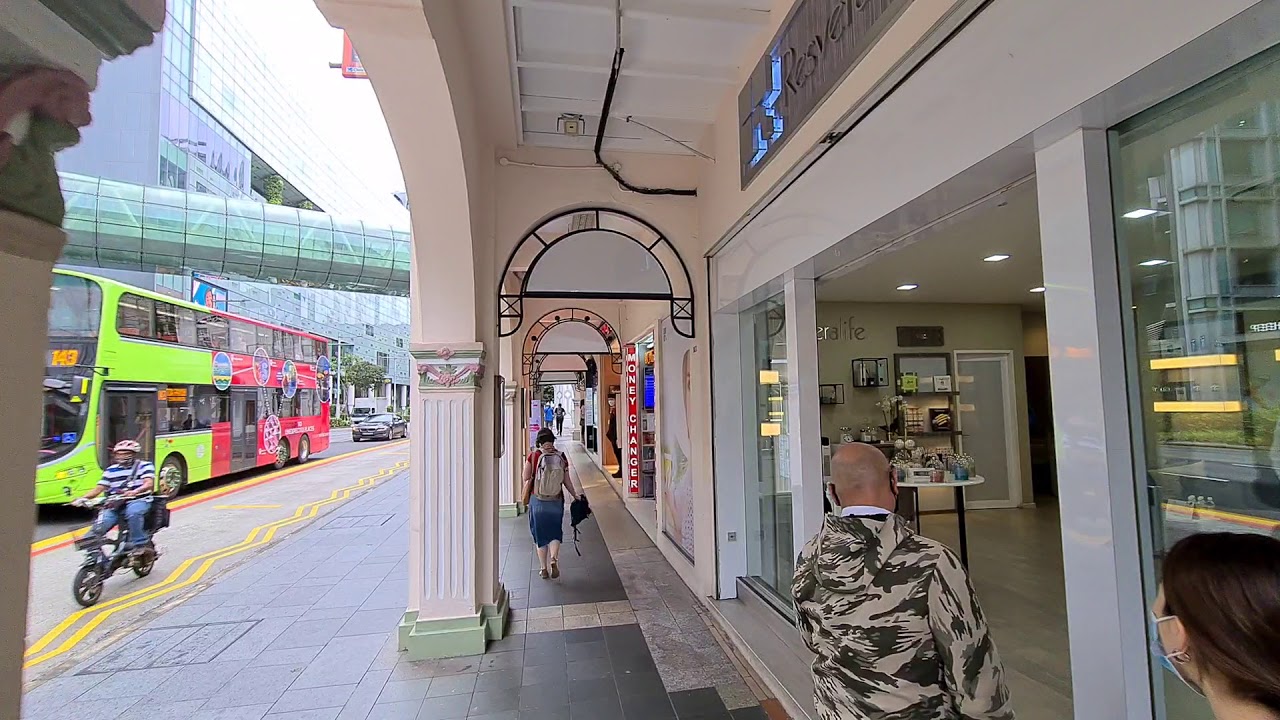 Conservation Shophouses with 5-foot Way on Orchard Road - YouTube