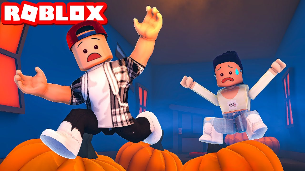 WE GOT TRAPPED INSIDE A HAUNTED HOUSE - ROBLOX - YouTube