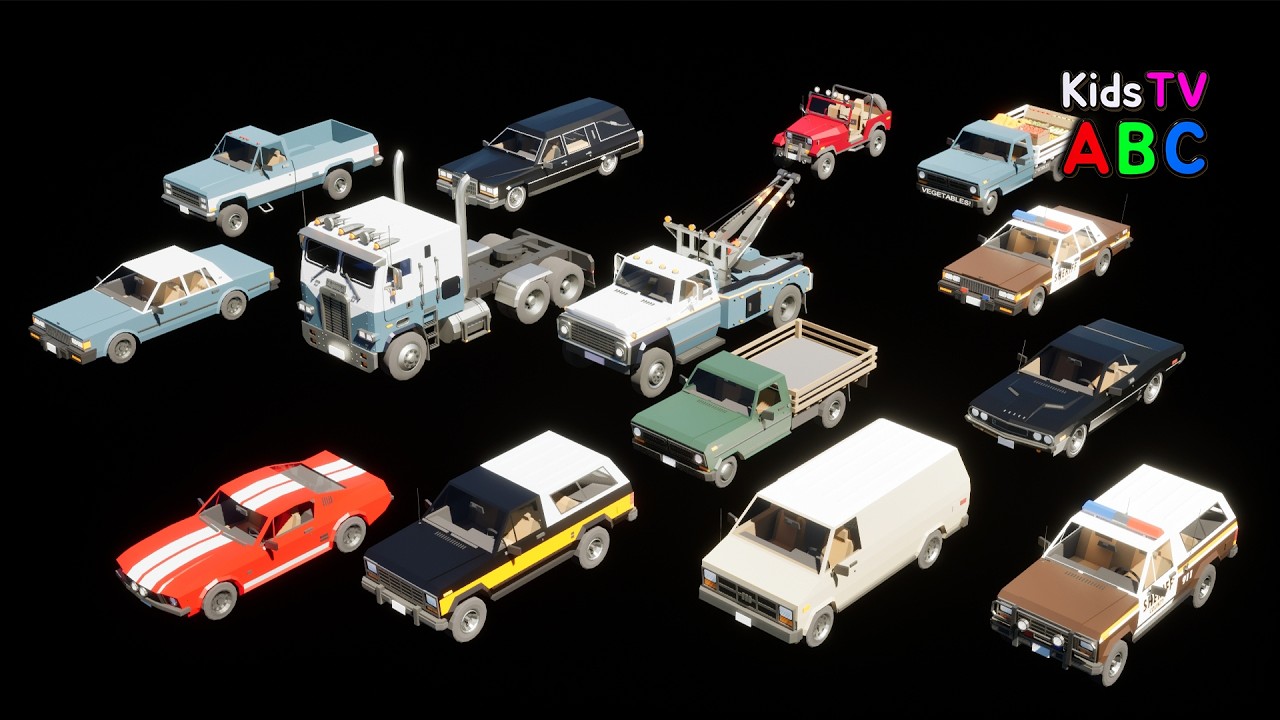 Vehicles Collection | Kids TV ABC - YouTube