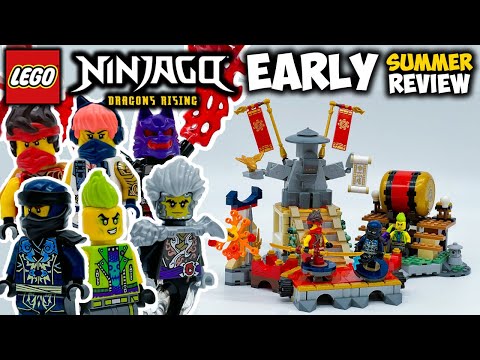 Tournament Battle Arena EARLY Review! LEGO Ninjago Dragons Rising Set 71818