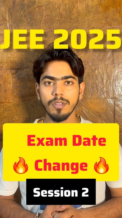 NTA Urgent🥸: JEE Main 2025 APRIL EXAM Date Changed⭐️ | JEE Main Admit Card Session2 |City ...