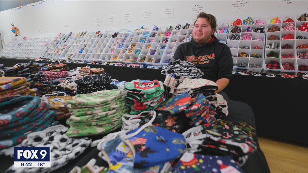 Minnesota Rocketman makes face masks his passion | FOX 9 KMSP - YouTube