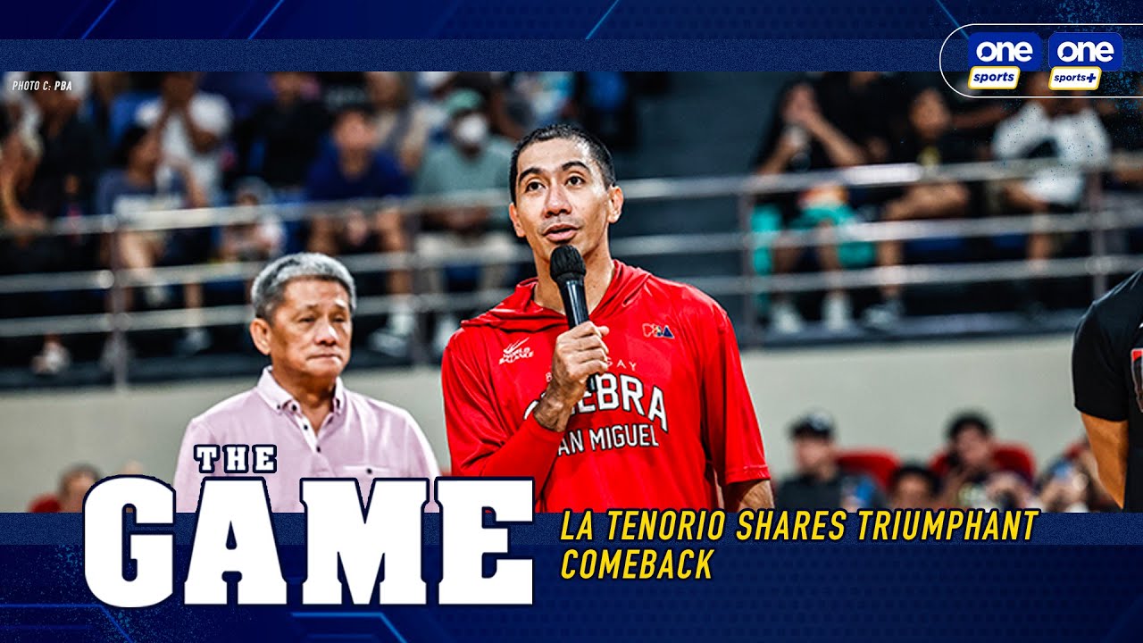 The Game | LA Tenorio celebrates triumphant comeback - YouTube