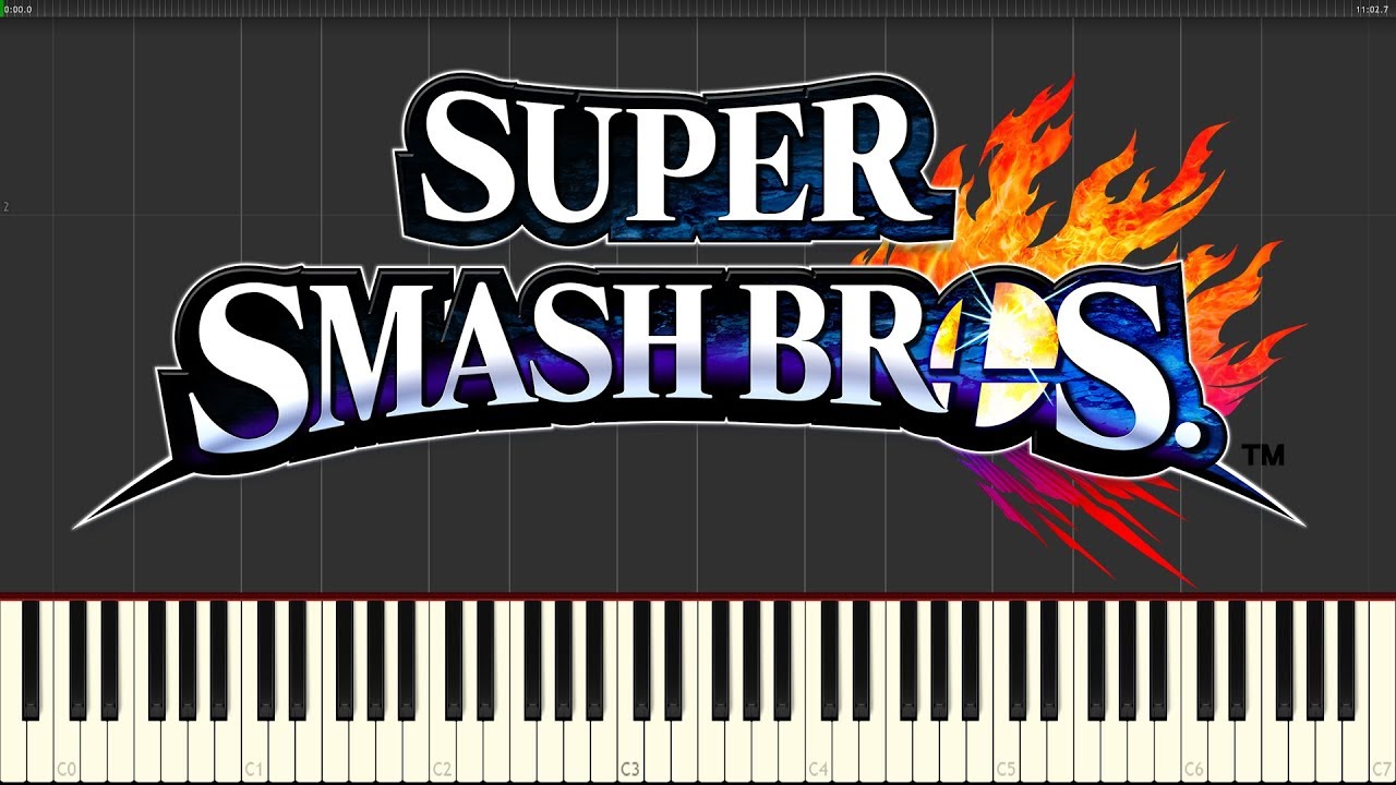 Super Smash Bros Wii U & 3DS Main Theme - Piano Tutorial - YouTube