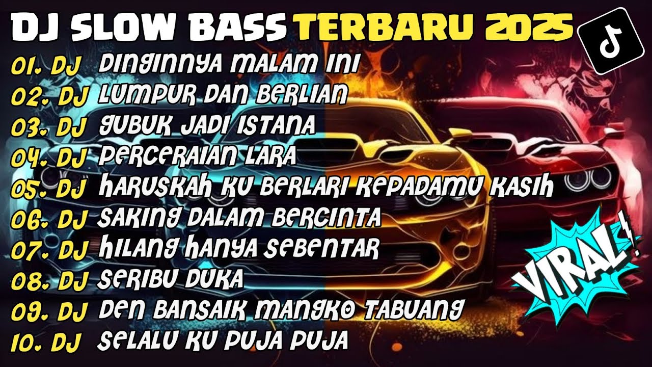 DJ SLOW BASS TERBARU 2025 | DJ DINGINNYA MALAM INI🎵DJ LUMPUR DAN BERLIANA🎵| FULL ALBUM - YouTube
