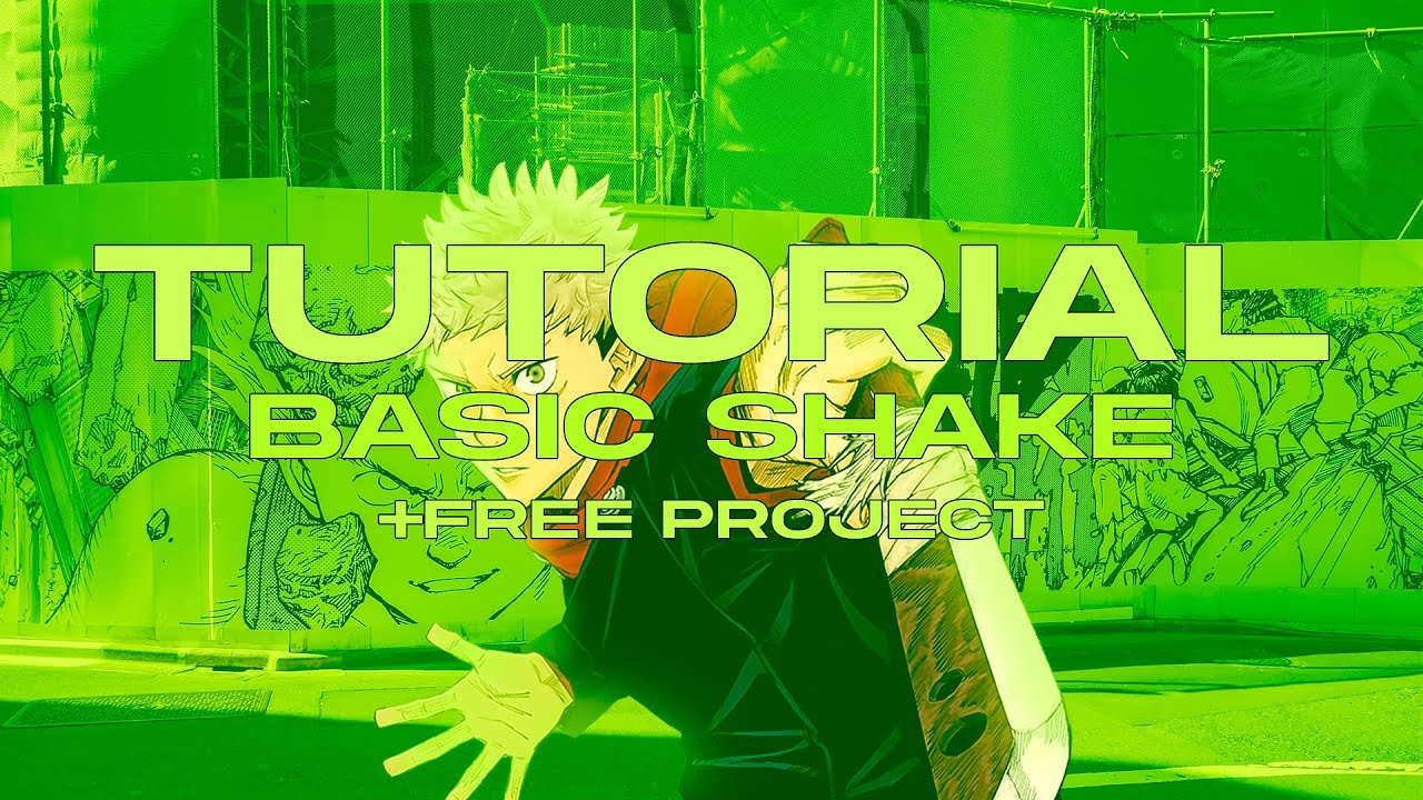 basic shake Tutorial AMV - After effects (+ free project) - YouTube
