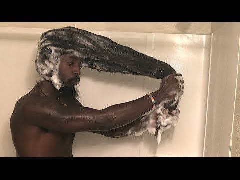 Washing My 8 Year FREEform Locs! (Quick Wash!) - YouTube