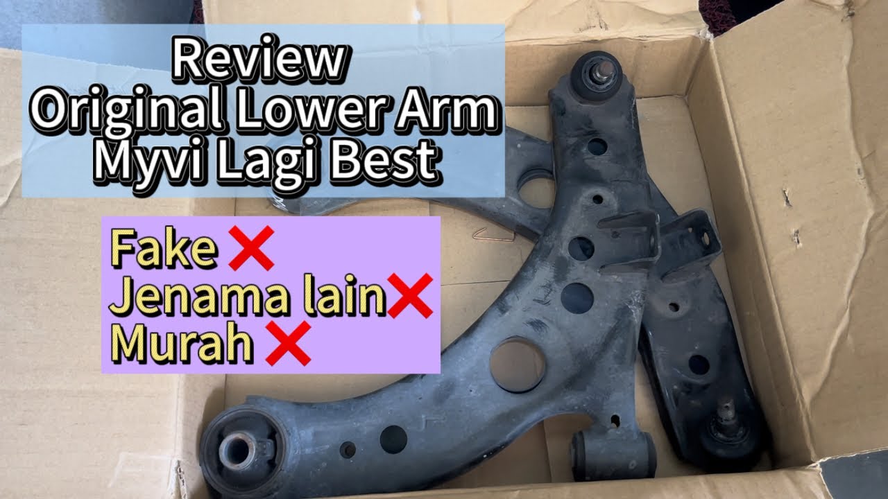 (BM) Review Original Genuine Lower Arm Perodua Myvi - YouTube